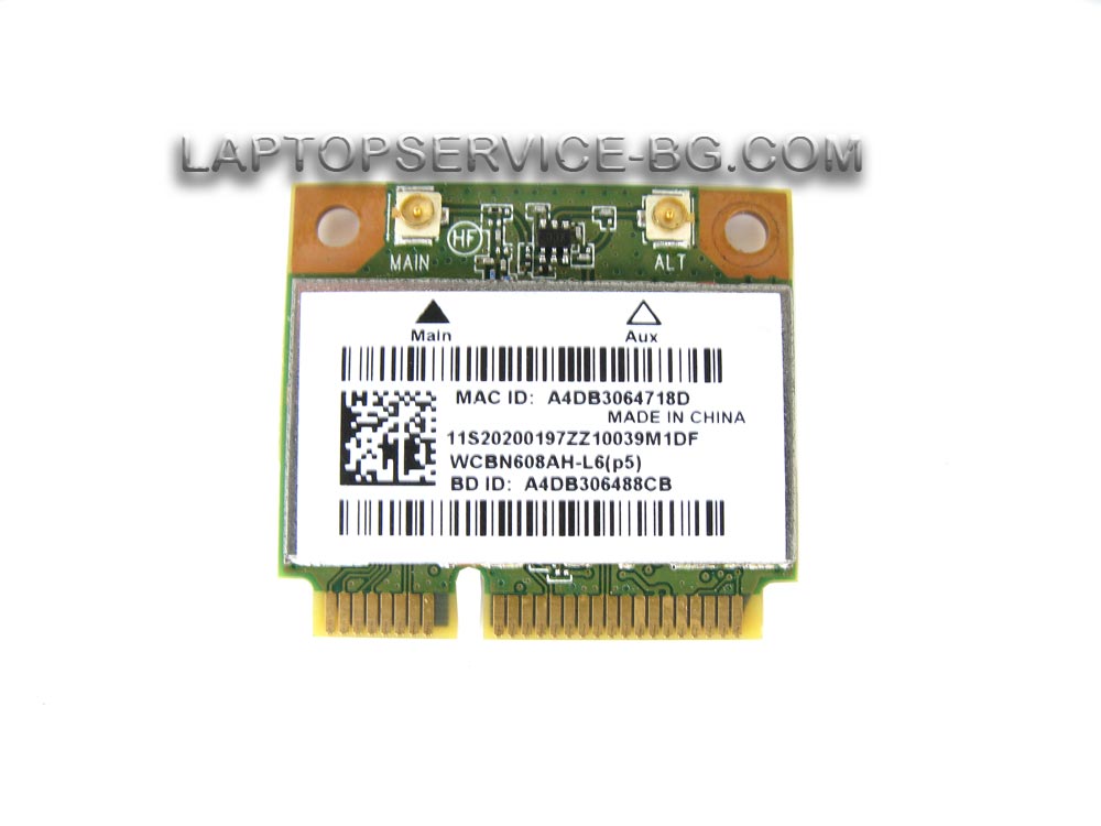 Atheros AR5B225 150Mbps Wireless-N Wifi Bluetooth BT 4.0 Half Mini PCI ...